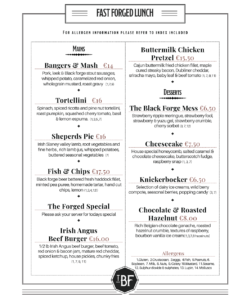 Main Menu – The Black Forge