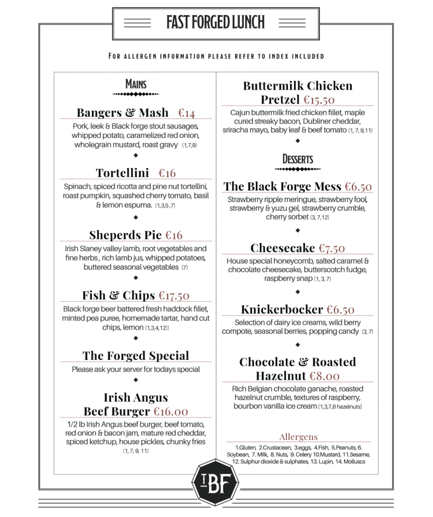 Main Menu – The Black Forge