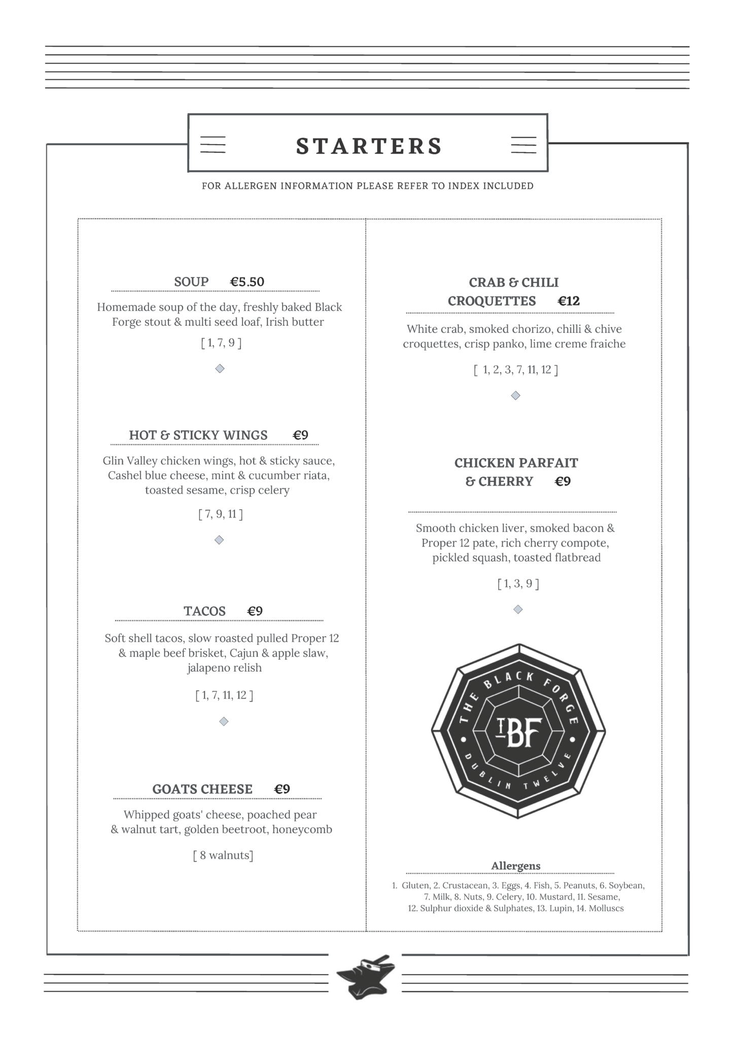 Main Menu – The Black Forge