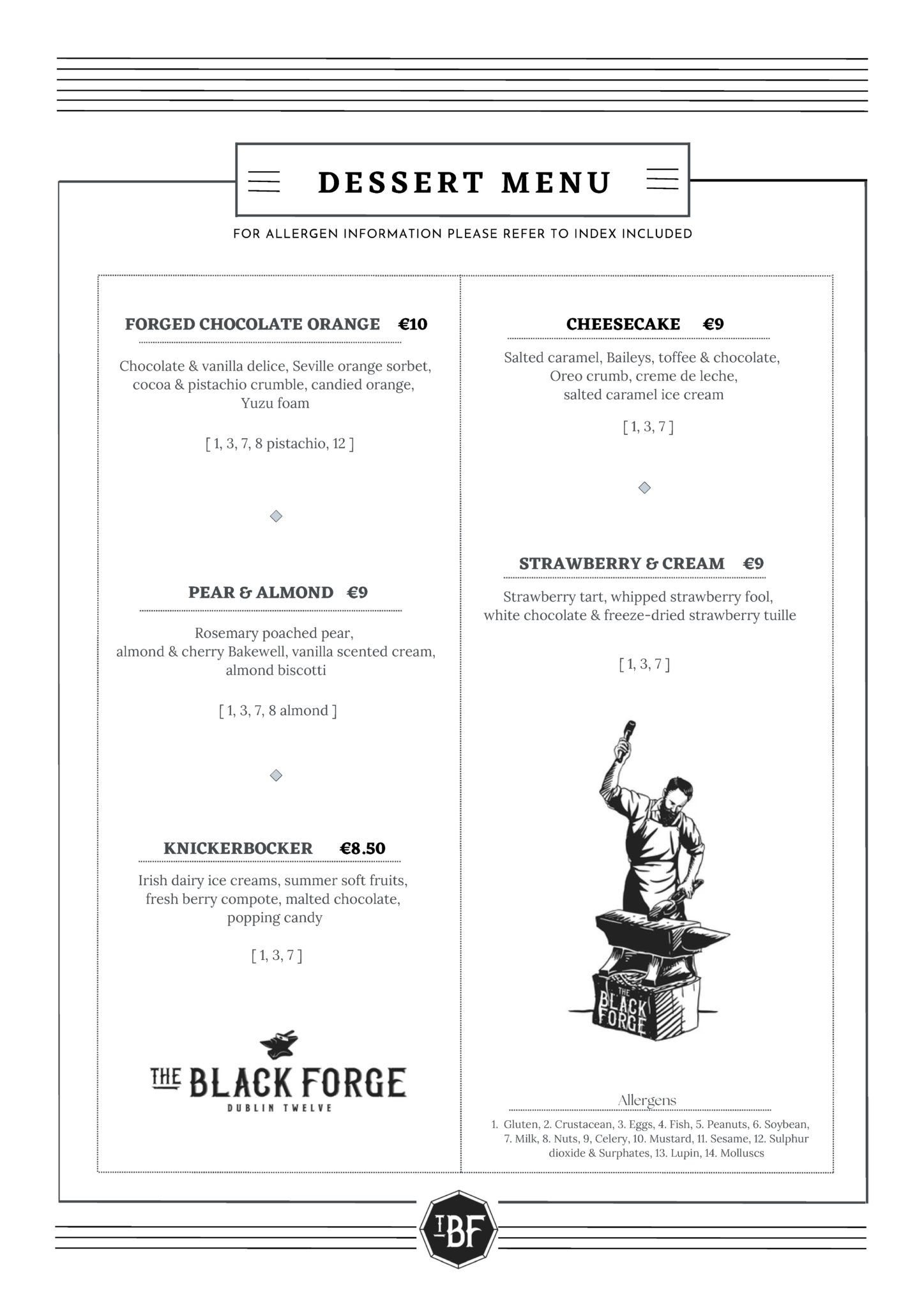 Main Menu – The Black Forge