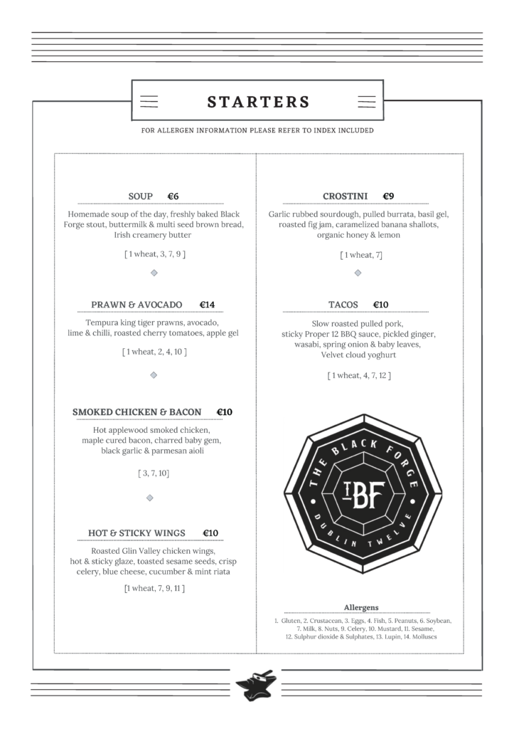 Main Menu – The Black Forge