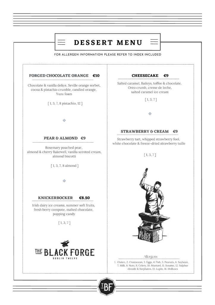 Main Menu – The Black Forge