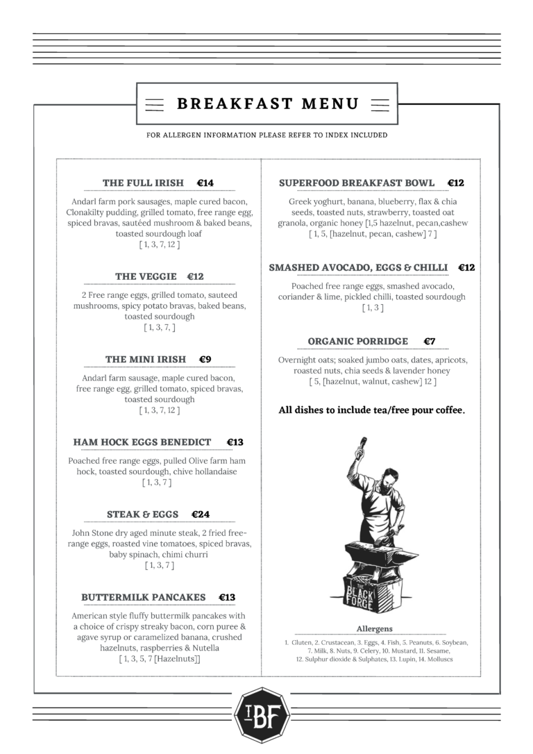 Main Menu – The Black Forge