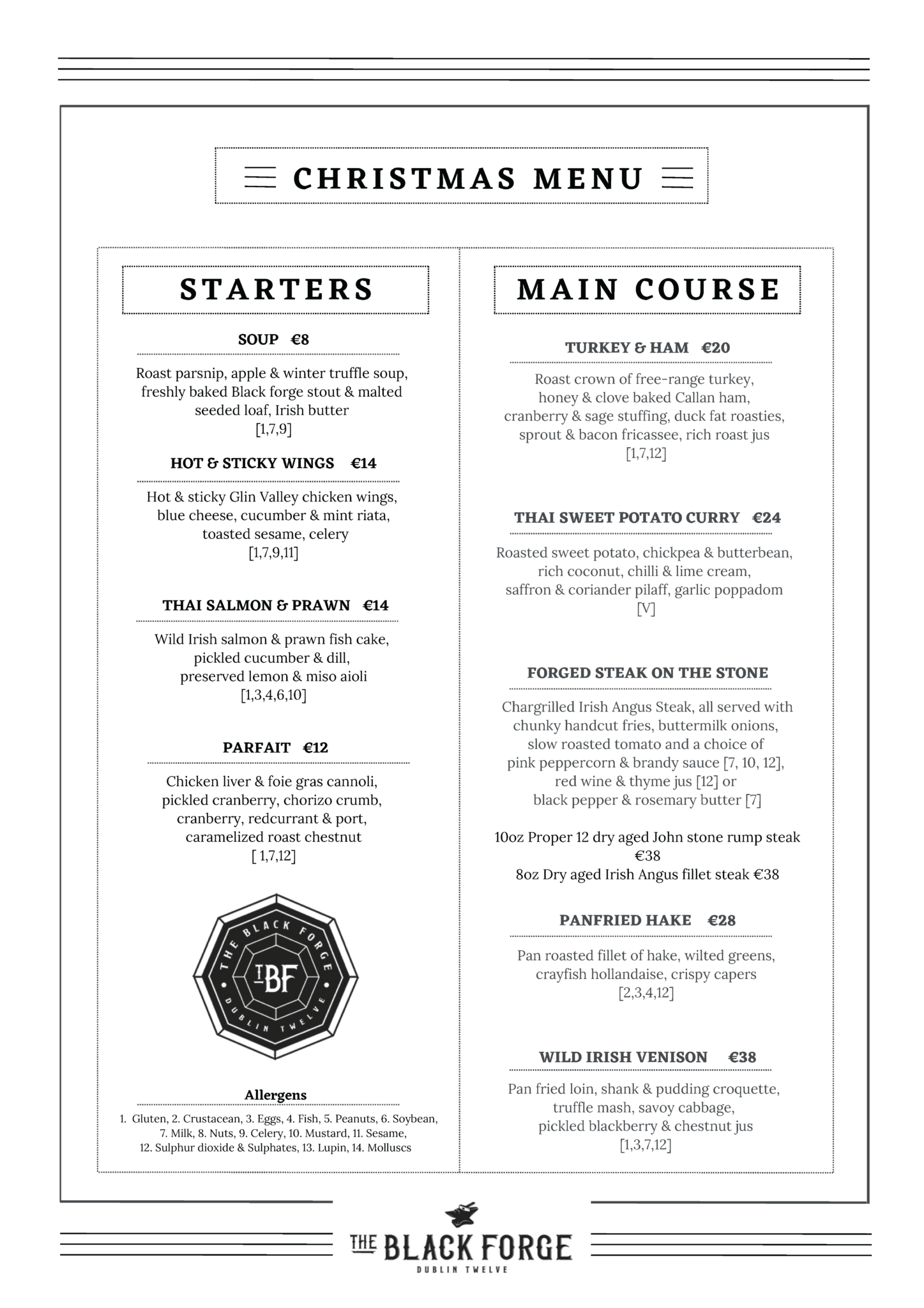 Main Menu – The Black Forge